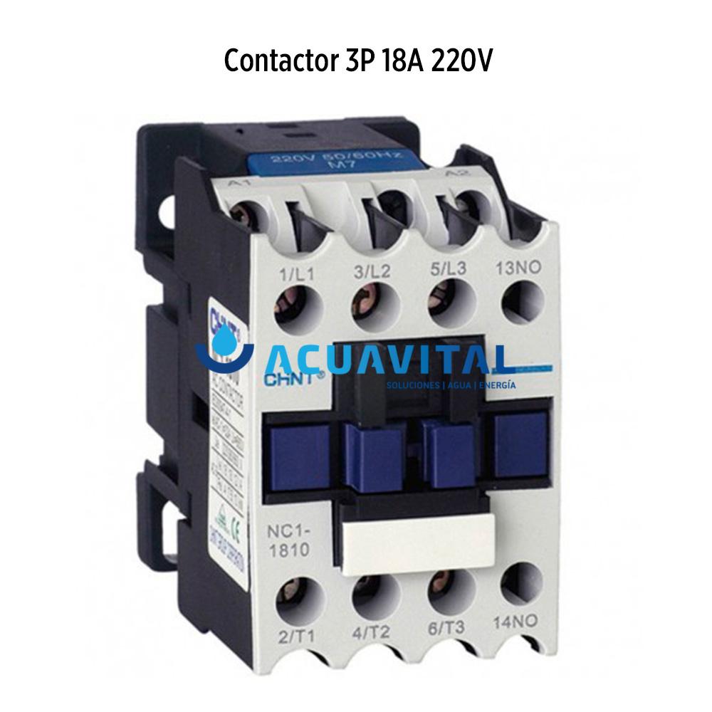 Contactor electrico 18Amp CHINT 20000110