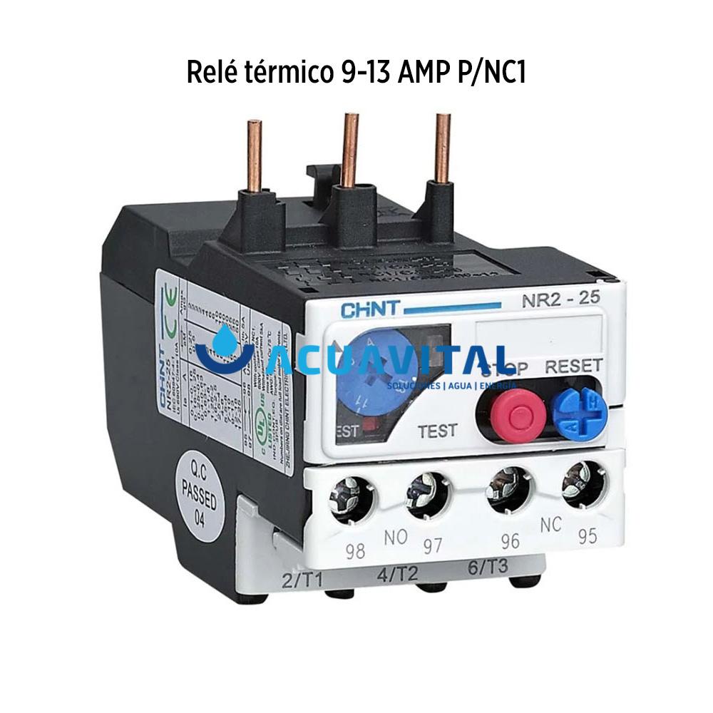 Rele Termico para tablero 9-13Amp CHINT 20400100